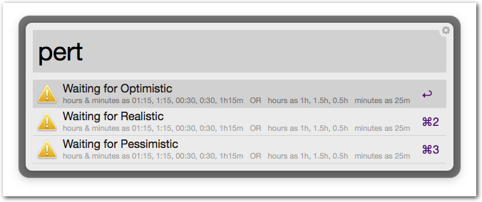 PERT Calculator | Packal